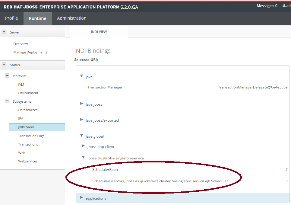 java - JBoss Singleton Service Example: Does not expose a singleton object - Stack Overflow